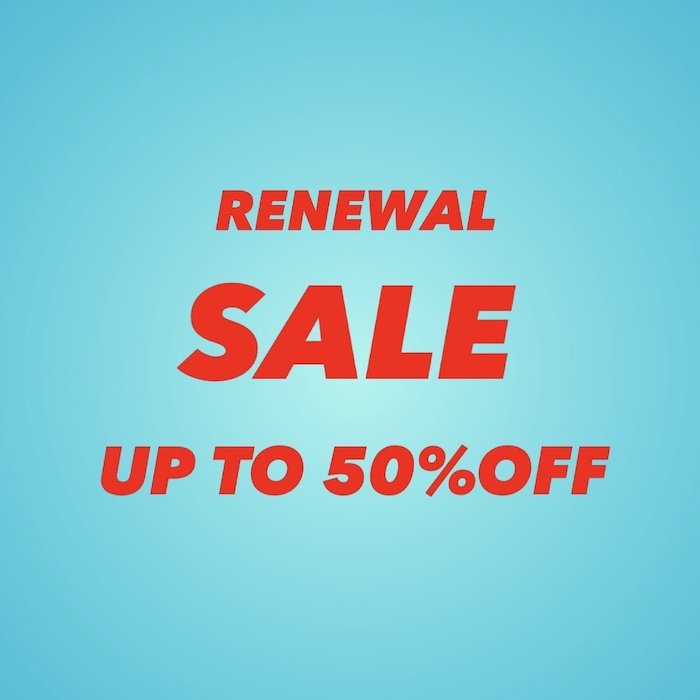 《RENEWAL SALE》 | INFORMATION | In STATE